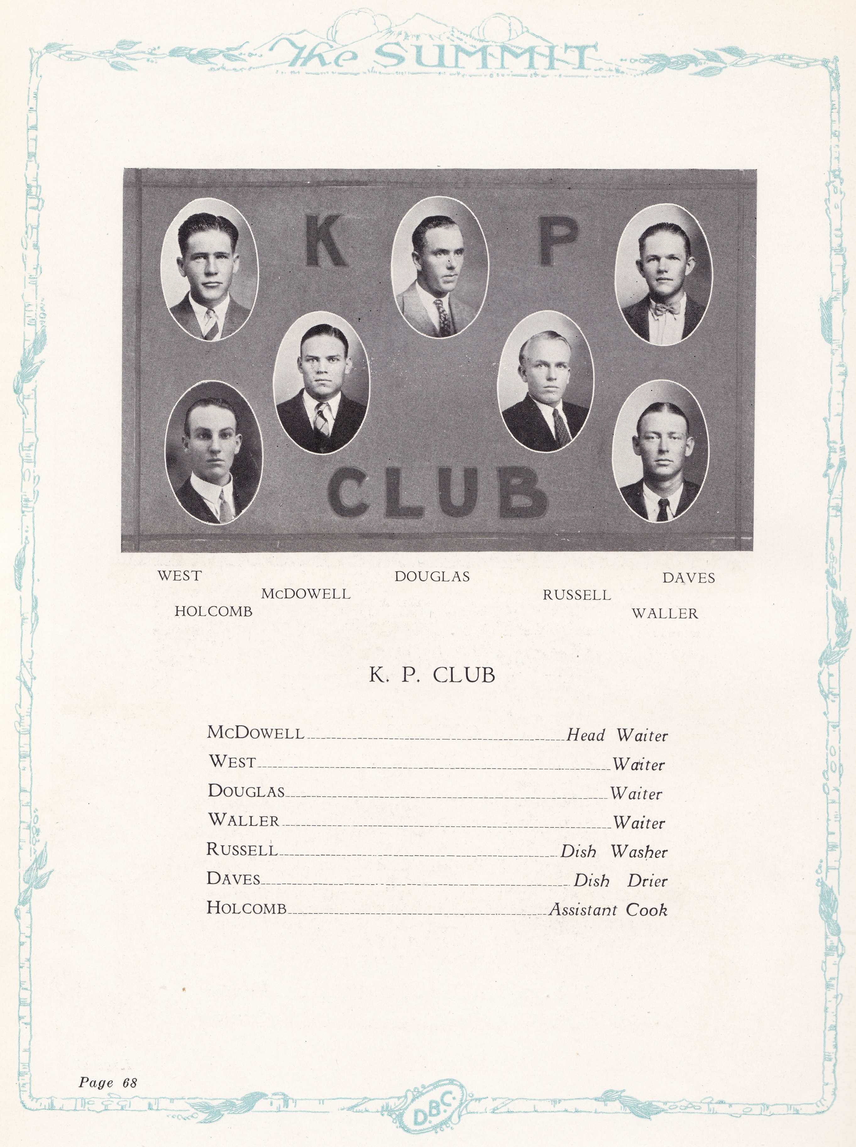 Decatur Baptist College Yearbooks 1926-1929